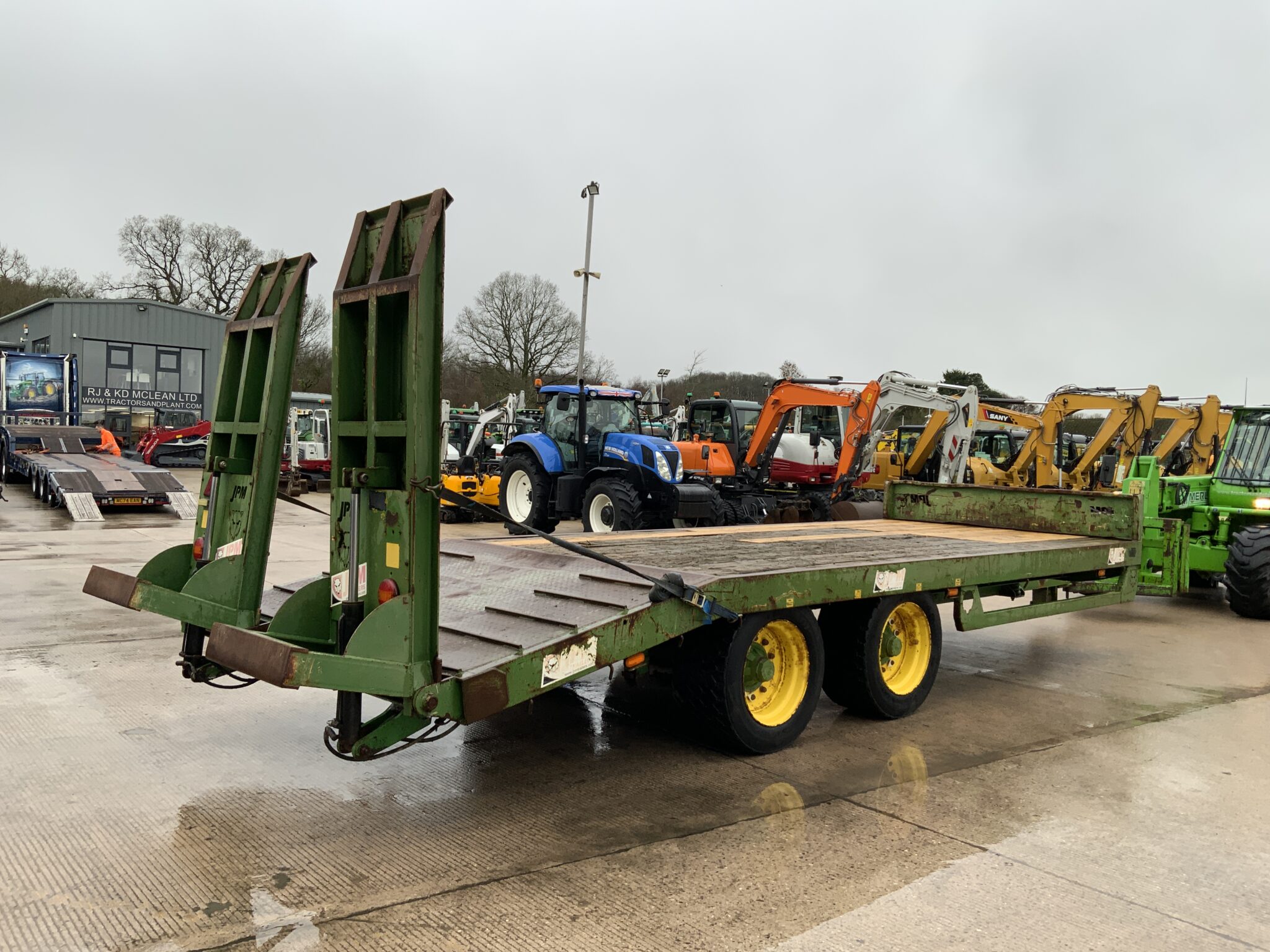 JPM 23Ft Low Loader Trailer - RJ and KD McLean Ltd - Tractors and Plant