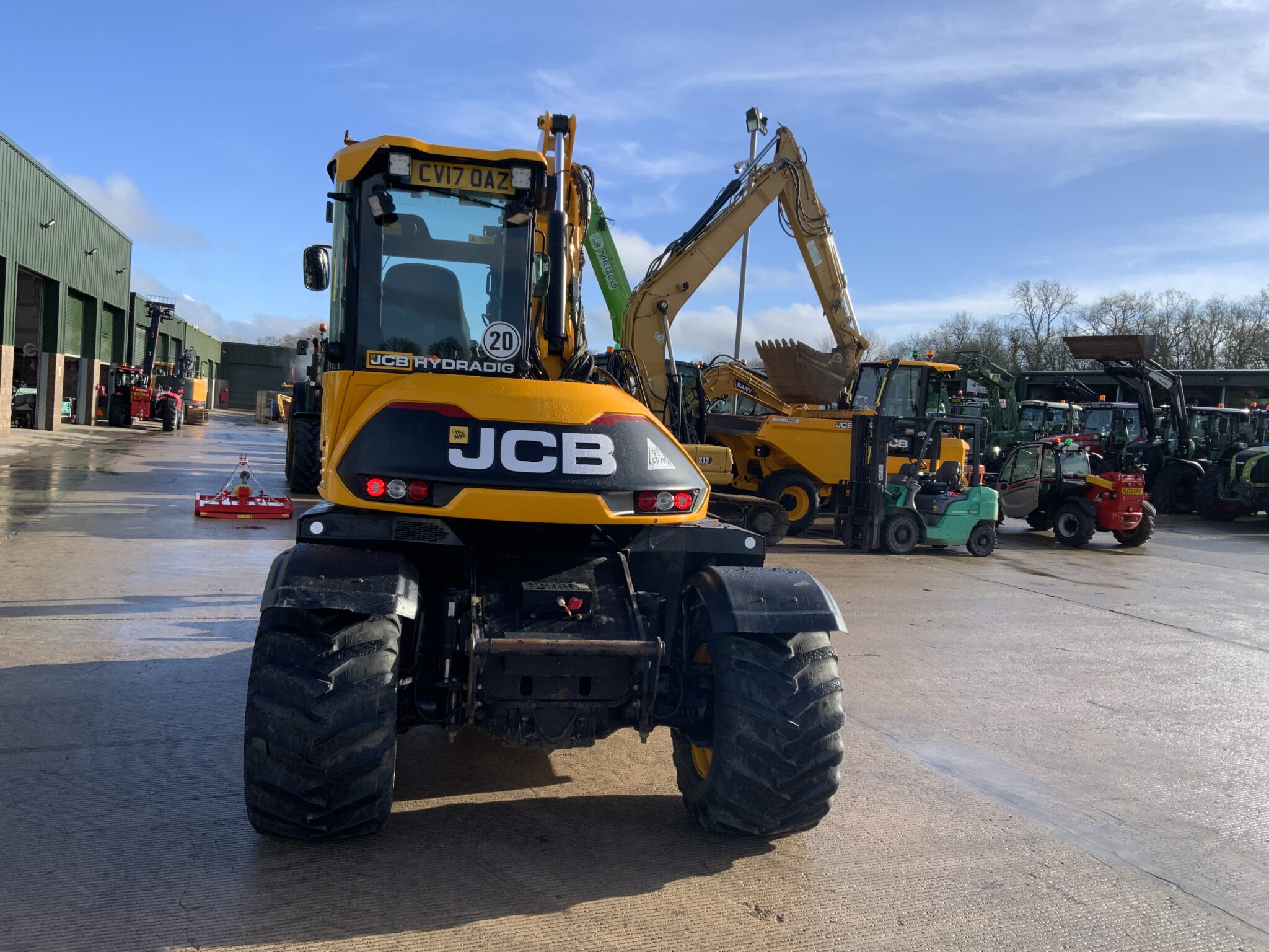 JCB Hydradig 110W Wheeled Excavator (ST25635) - RJ and KD McLean Ltd ...
